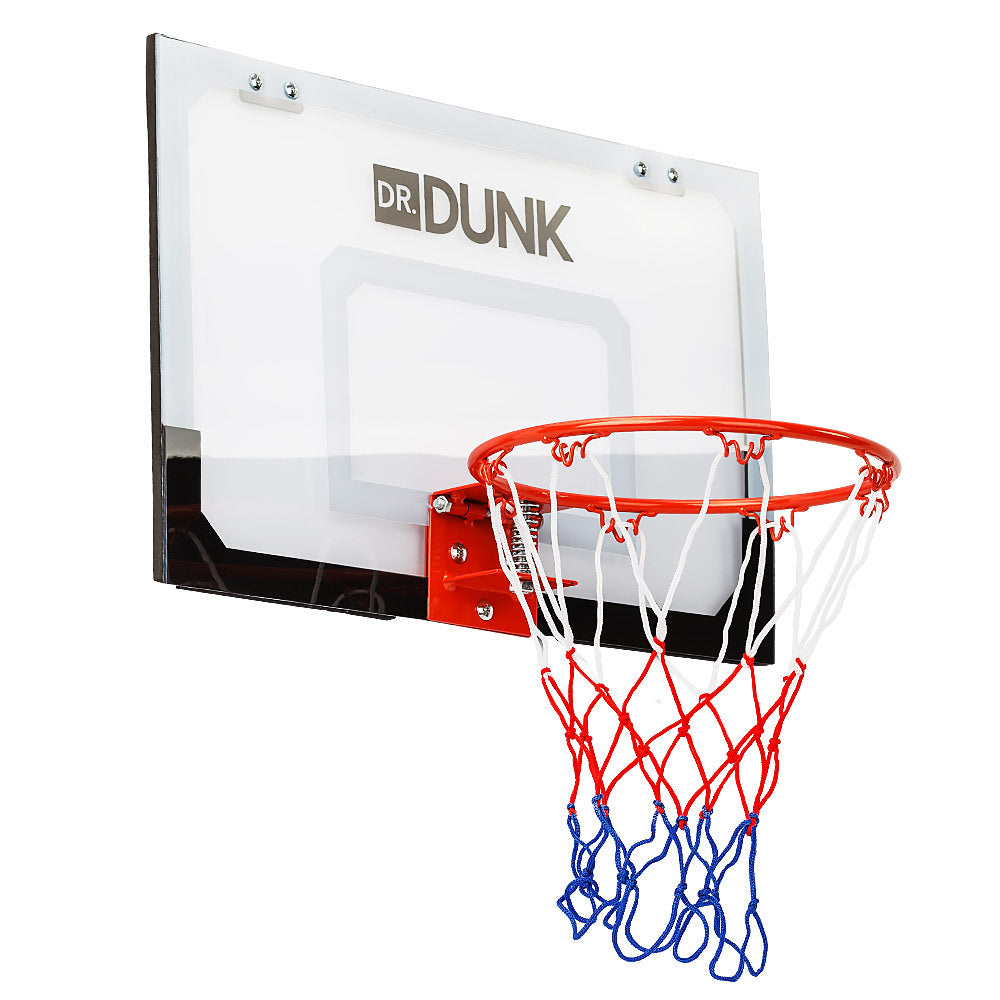 Dr.Dunk Indoor Mini Basketball Hoop Ring Backboard Kit Door Mounted Mo ...